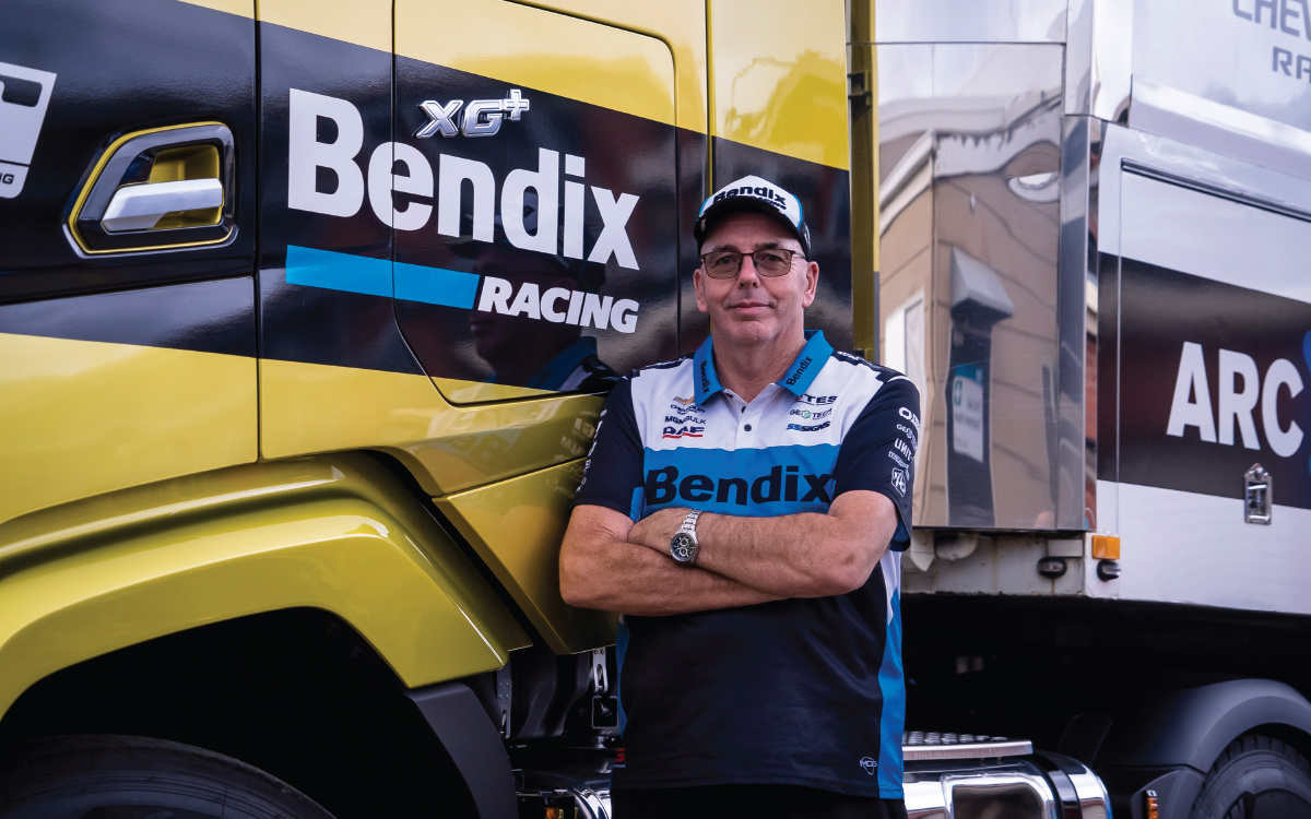Great brakes not just for the track says Bendix Racing Team transporter ...