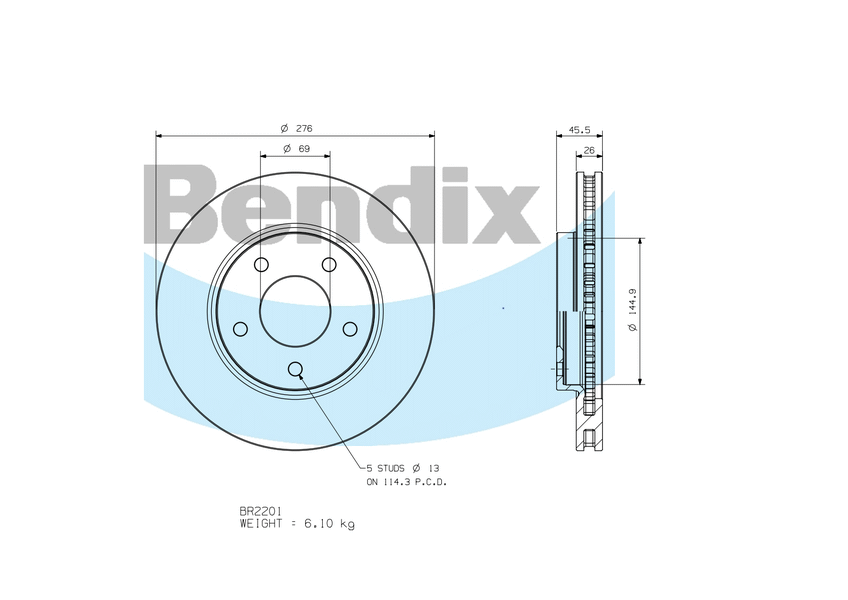 BR2201 | Bendix Brakes