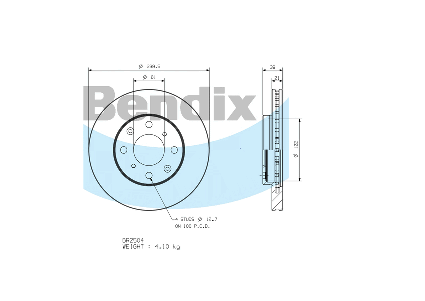 BR2504 | Bendix Brakes
