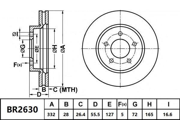 BR2630 | Bendix Brakes