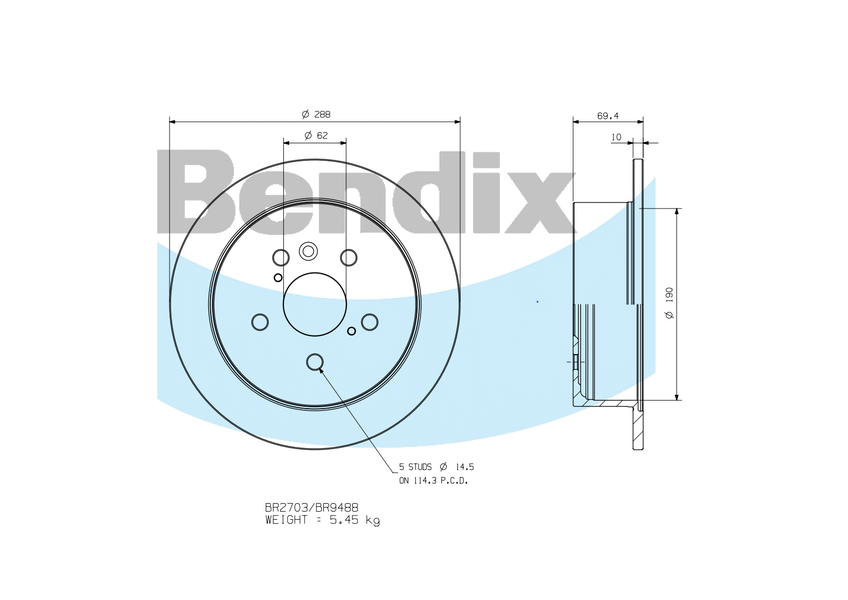 BR9488 | Bendix Brakes