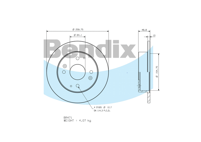 BR471 | เบรค Bendix