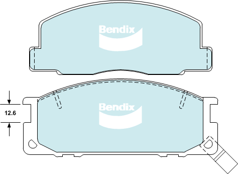 DB1122W | เบรค Bendix