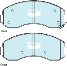 DB1817 Brake Pad Set | Bendix Brakes