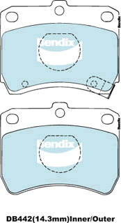 DB442 | เบรค Bendix